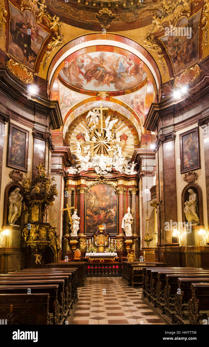 historical, church, art, statue, baroque, prague, decoration, style of ...