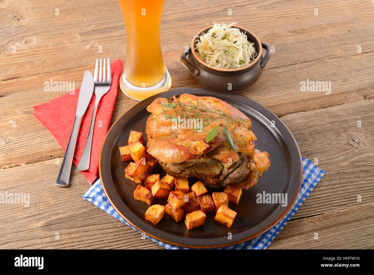 pickled ham hock Stock Photo - Alamy