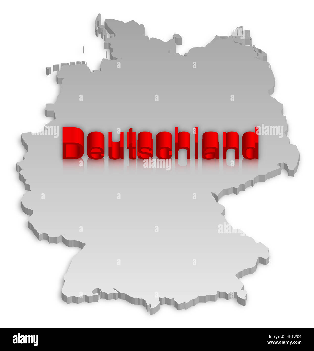 Map germany Cut Out Stock Images & Pictures - Alamy