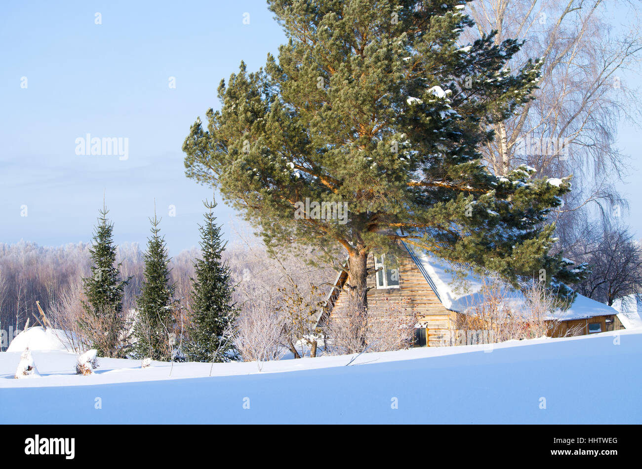 Beautiful landscape of winter to siberia hi-res stock photography and ...