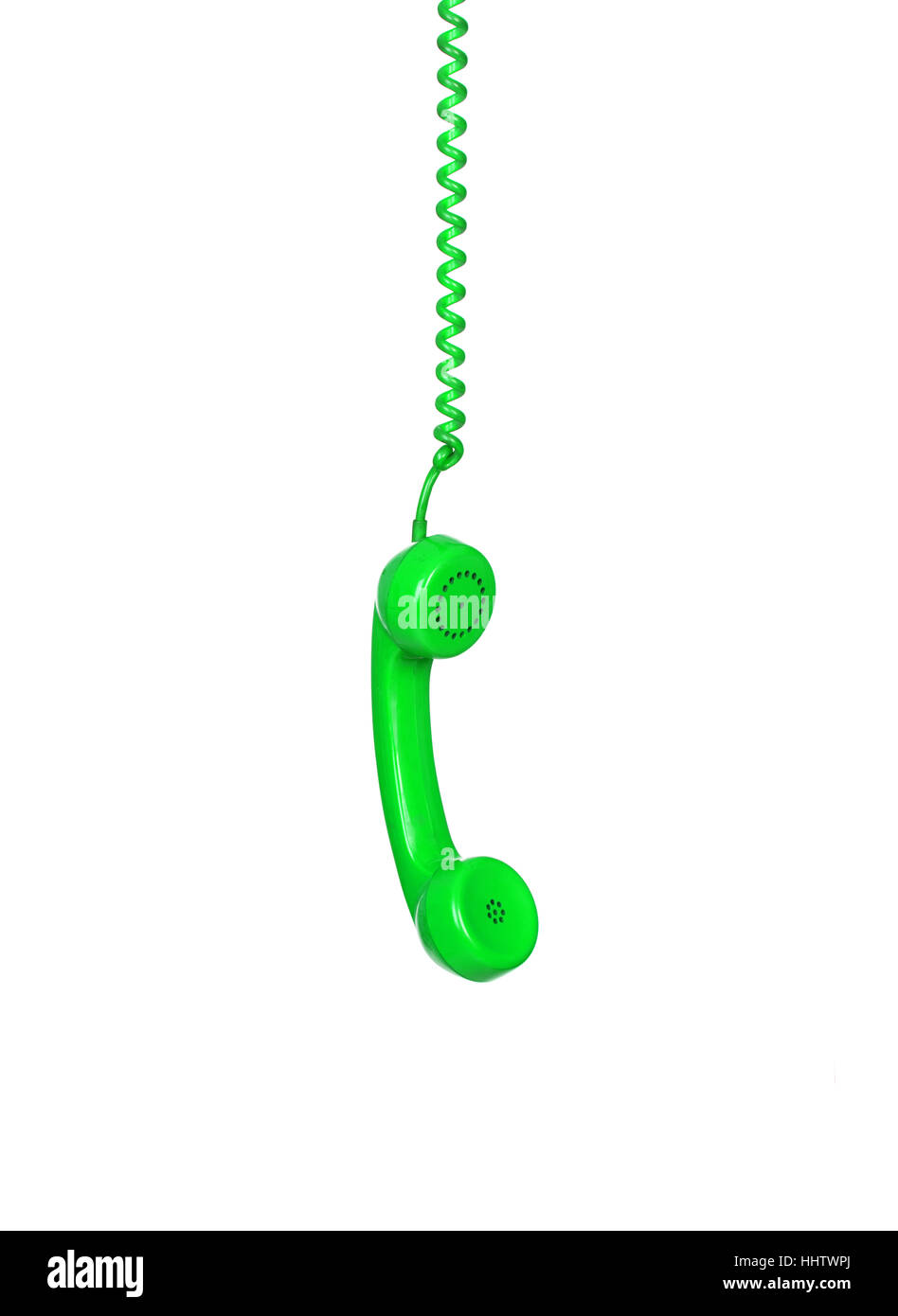Telephone receiver hanging down hi-res stock photography and images - Alamy