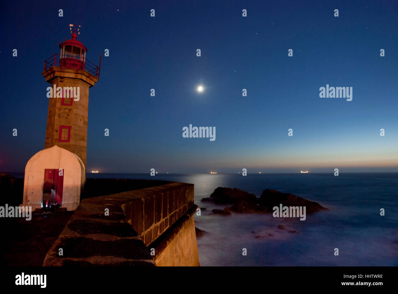 sign, signal, blue, house, building, tower, travel, night, nighttime ...