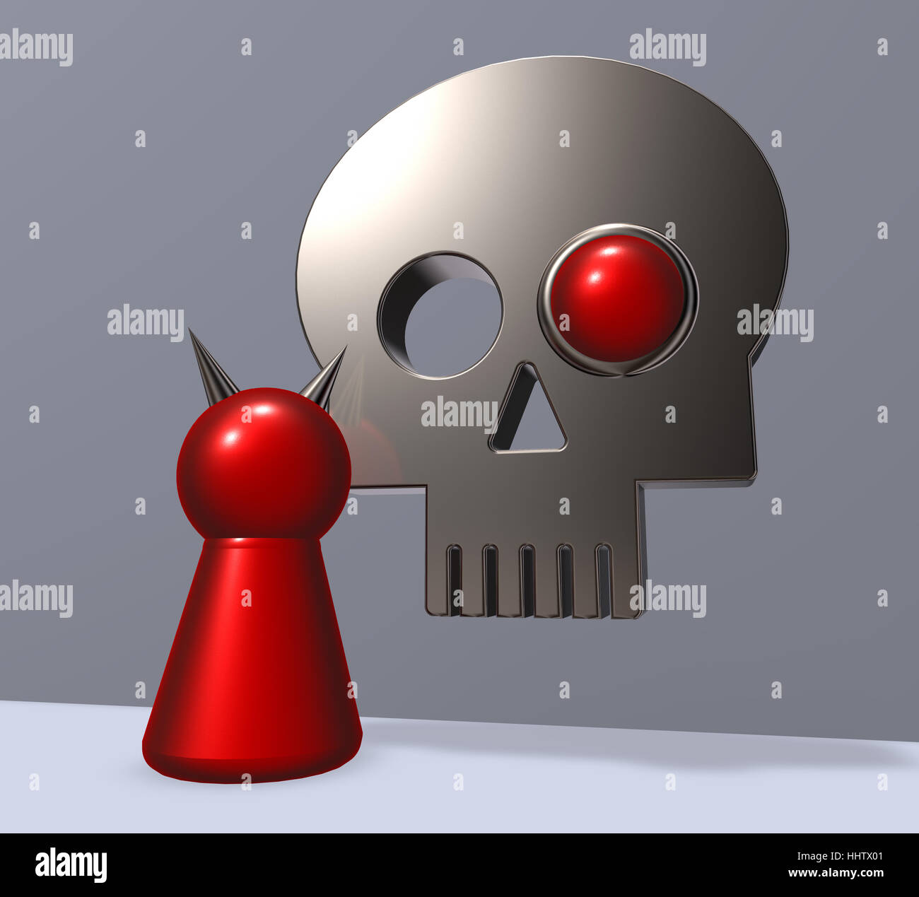 skull, satan, abstract, design, shaping, formation, shape, model ...