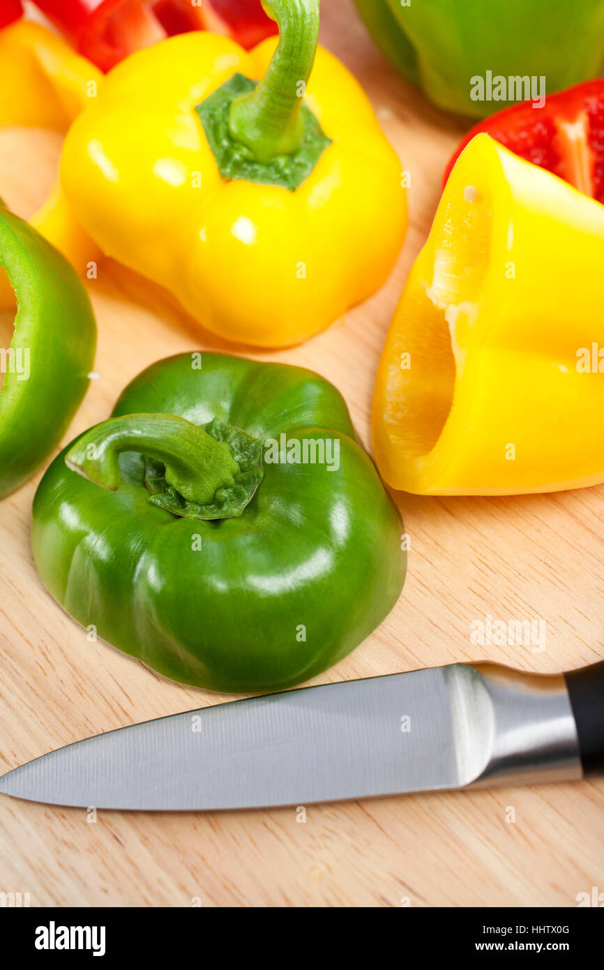 food, aliment, pepper, board, green, coloured, colourful, gorgeous ...