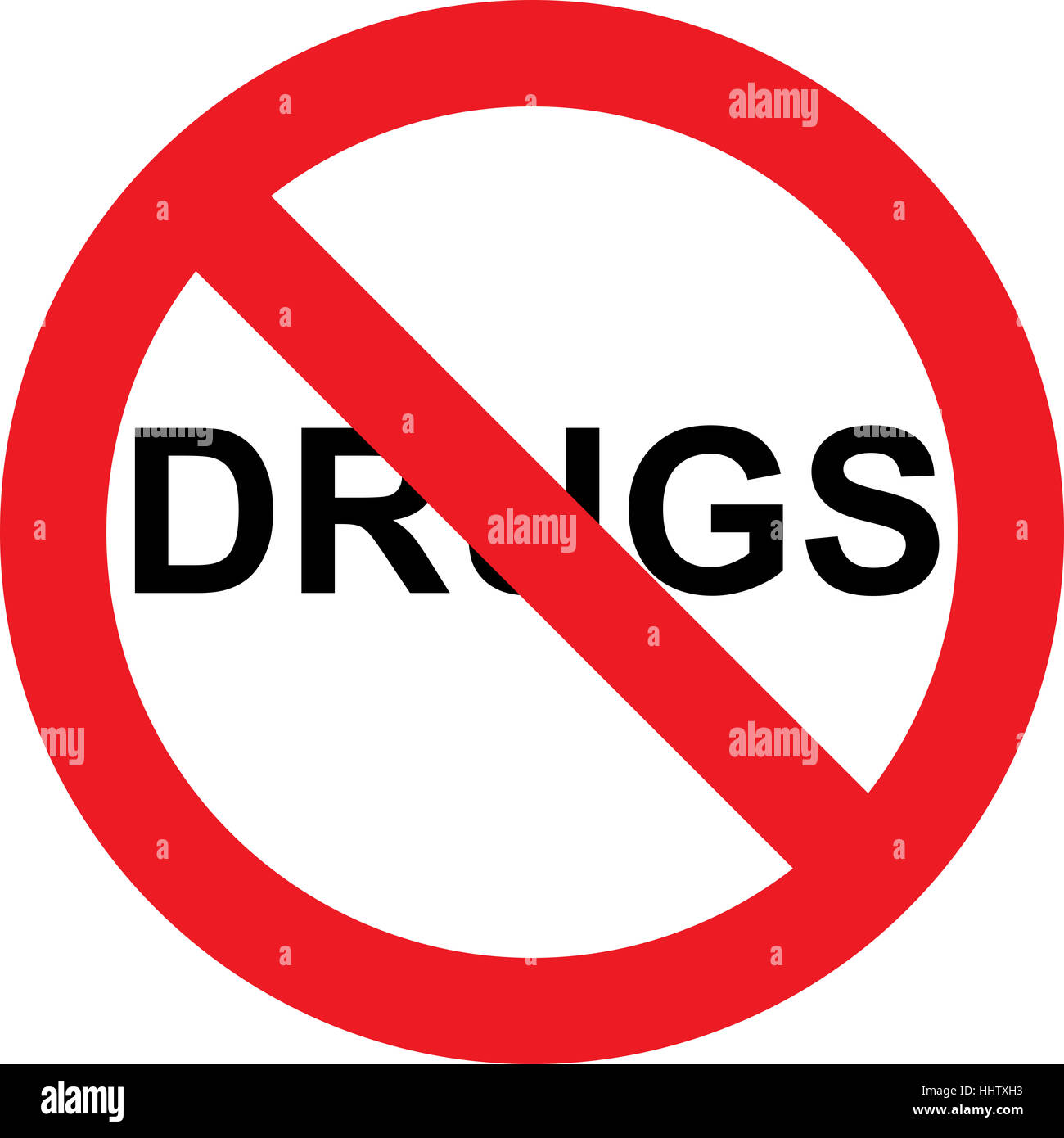 No drugs allowed sign Stock Photo - Alamy