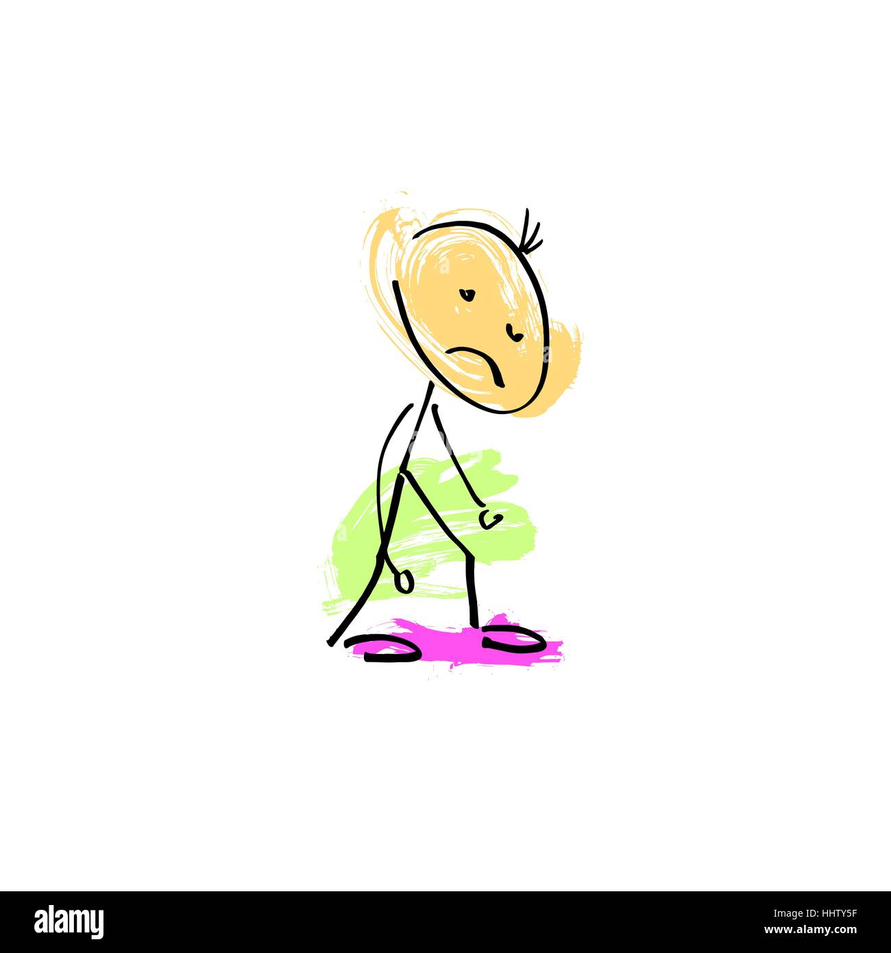 Stick figure expression hi-res stock photography and images - Alamy