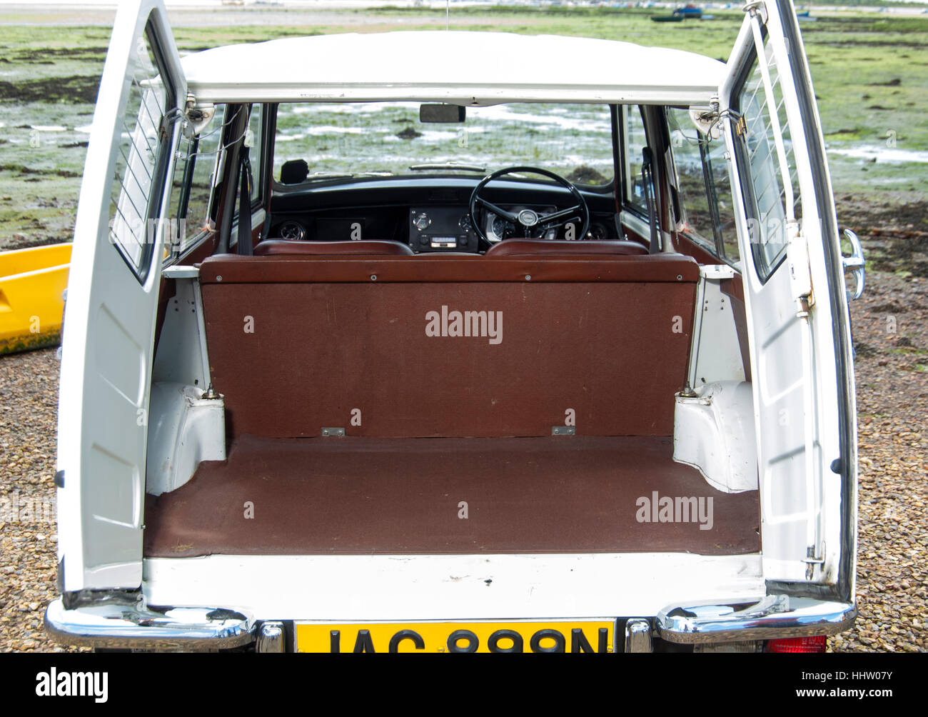 1974 Mini Clubman estate, compact British car Stock Photo - Alamy