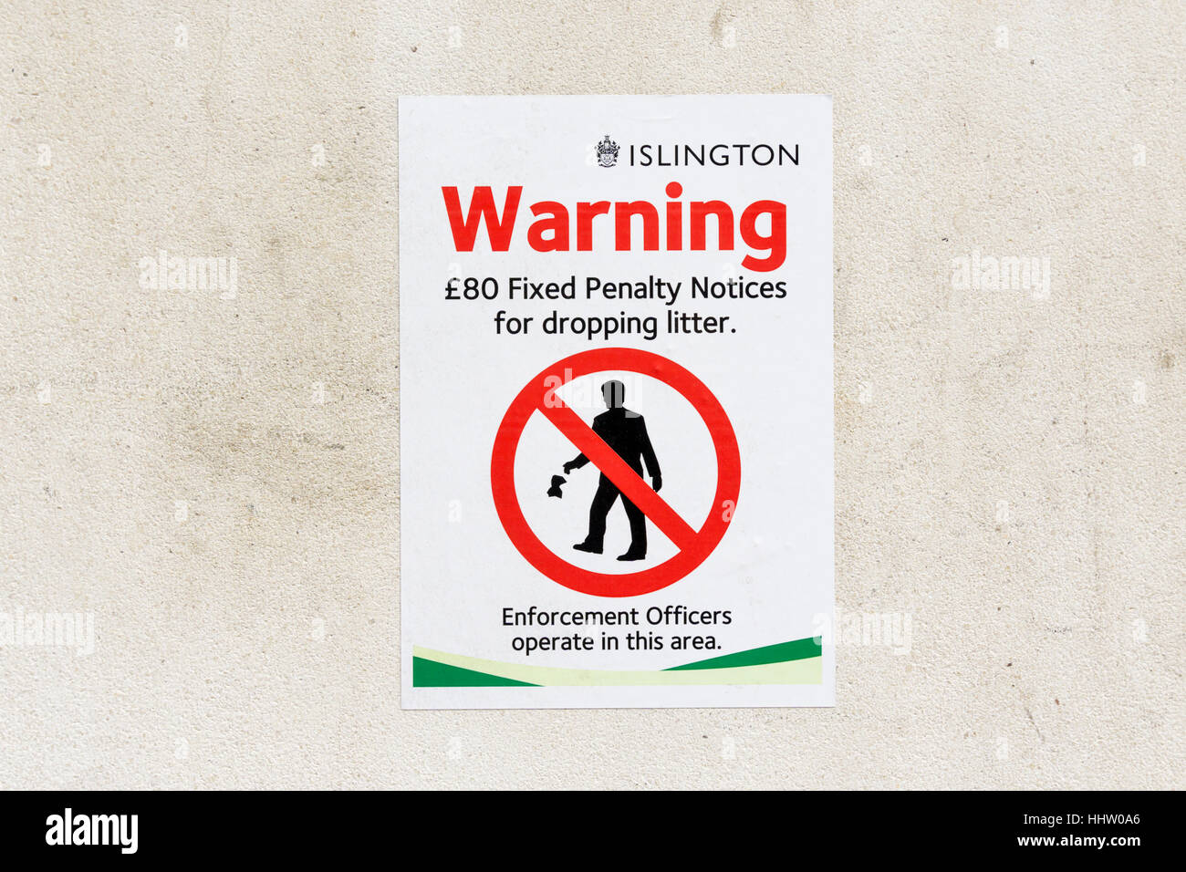 Anti littering sign hi-res stock photography and images - Alamy