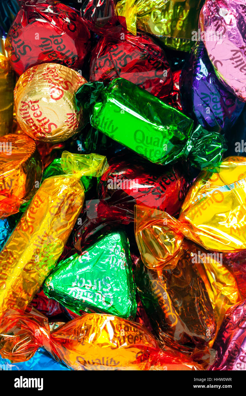 Quality street sweets wrappers hi-res stock photography and images - Alamy