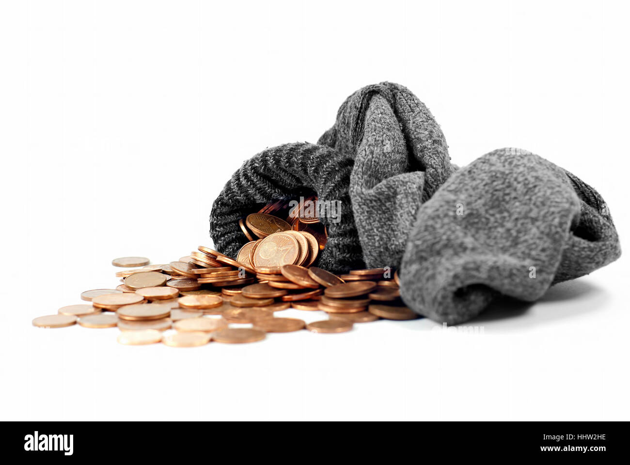 Money in sock hi-res stock photography and images - Alamy