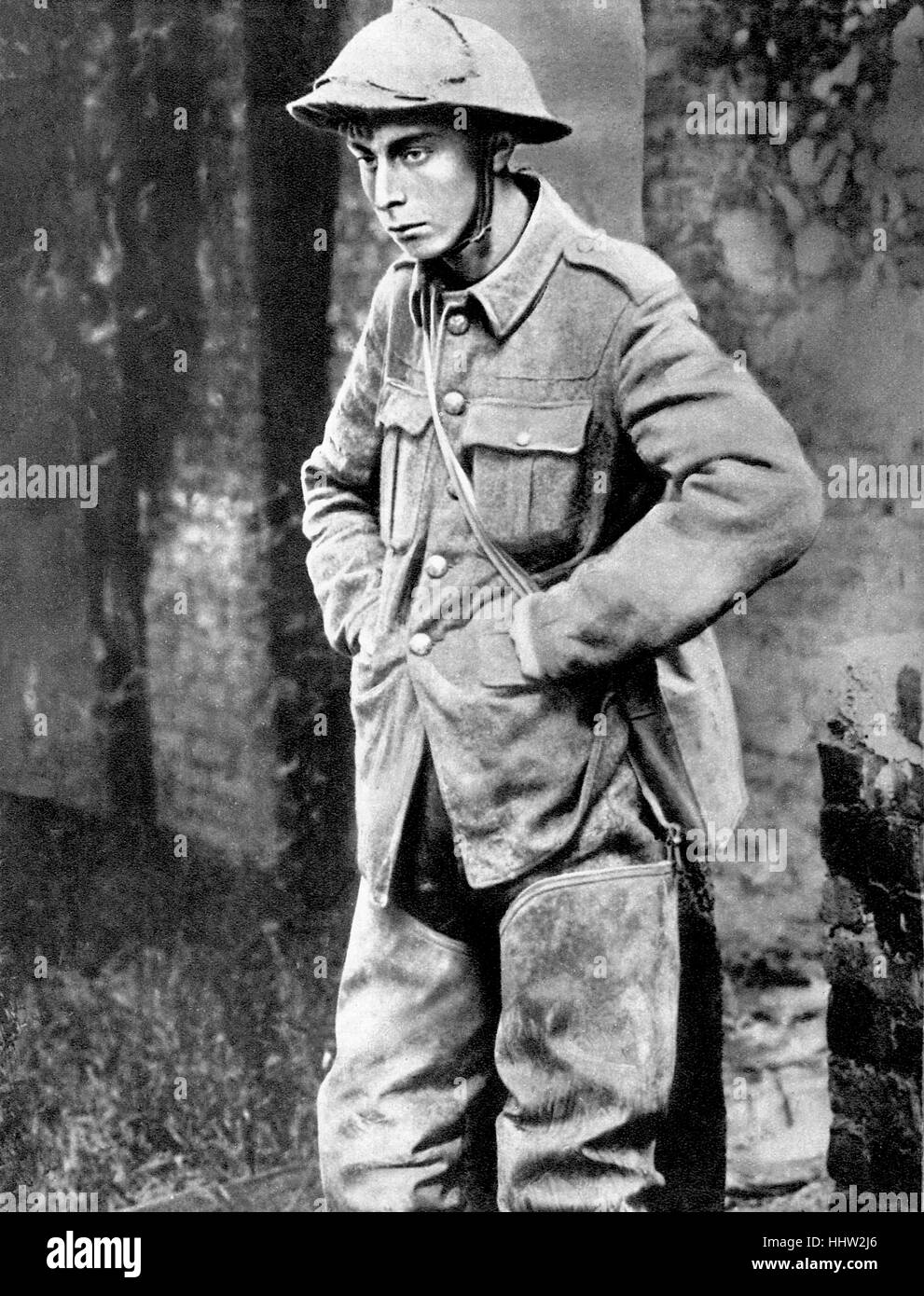 British prisoner of war in a German camp. First World War, 1916 Stock ...