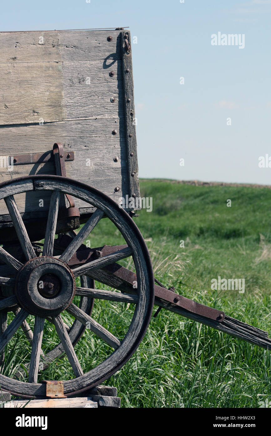traffic, transportation, antique, vintage, outdoor, wagon, prairie ...
