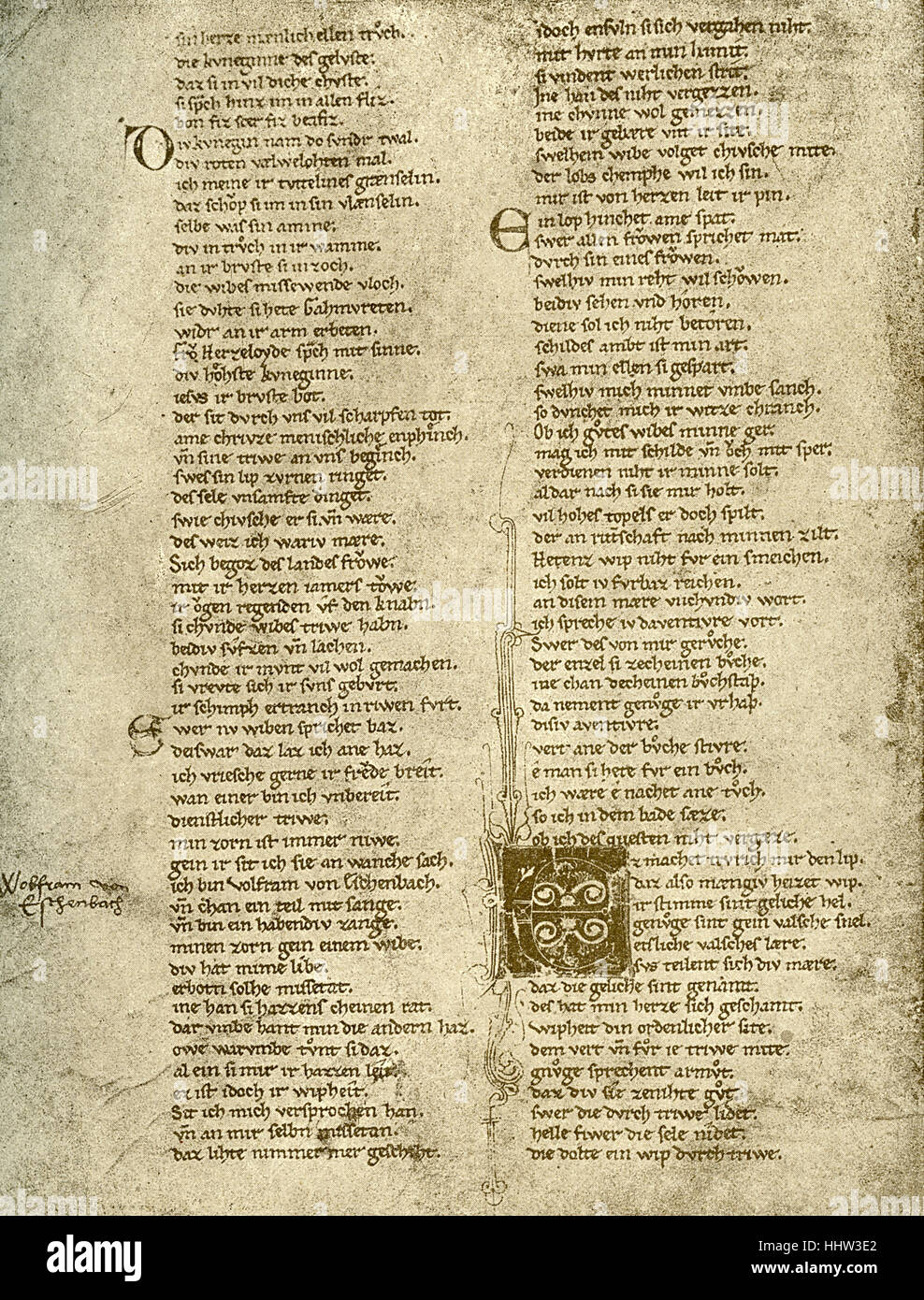 Medieval german manuscript hi-res stock photography and images - Alamy