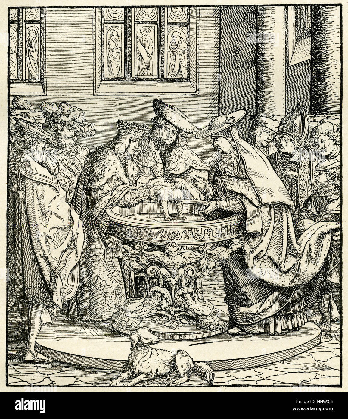 Christening / baptism of Maximilian I, Holy Roman Emperor (22 March ...