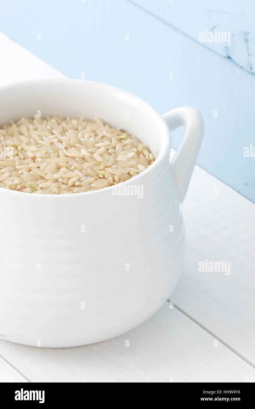 Nutritious Brown rice, whole grain, that delivers fiber and protein, is ...