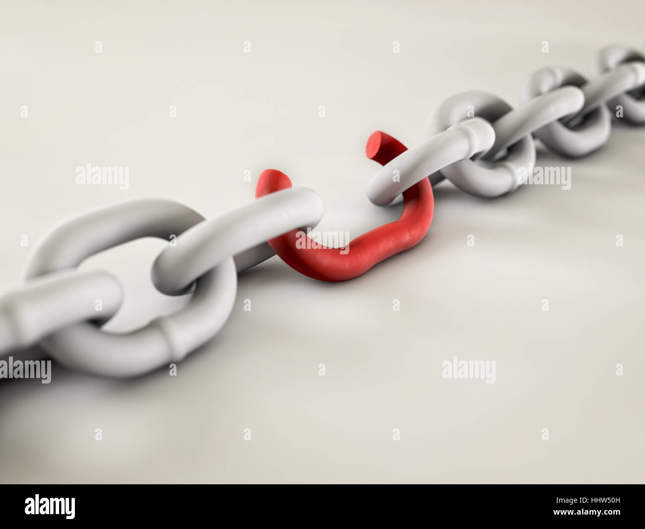 chain, metal, abstract, break, link, bond, stress, danger, model ...
