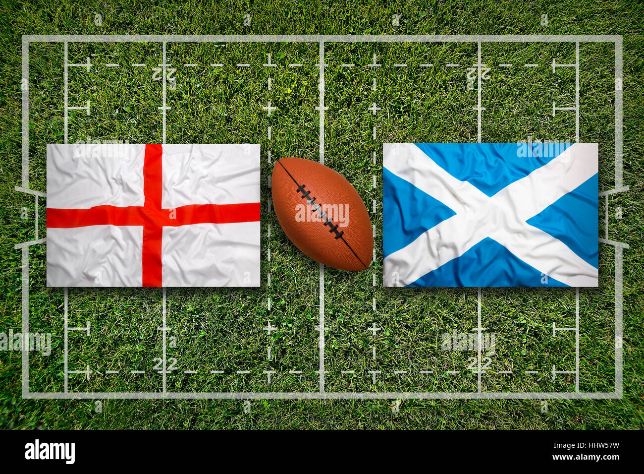 Rugby england scotland hi-res stock photography and images - Alamy