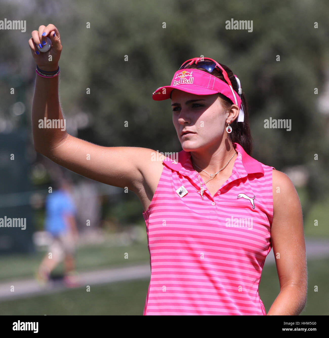 RANCHO MIRAGE, CALIFORNIA - APRIL 04, 2015 : Lexi Thompson of USA at ...