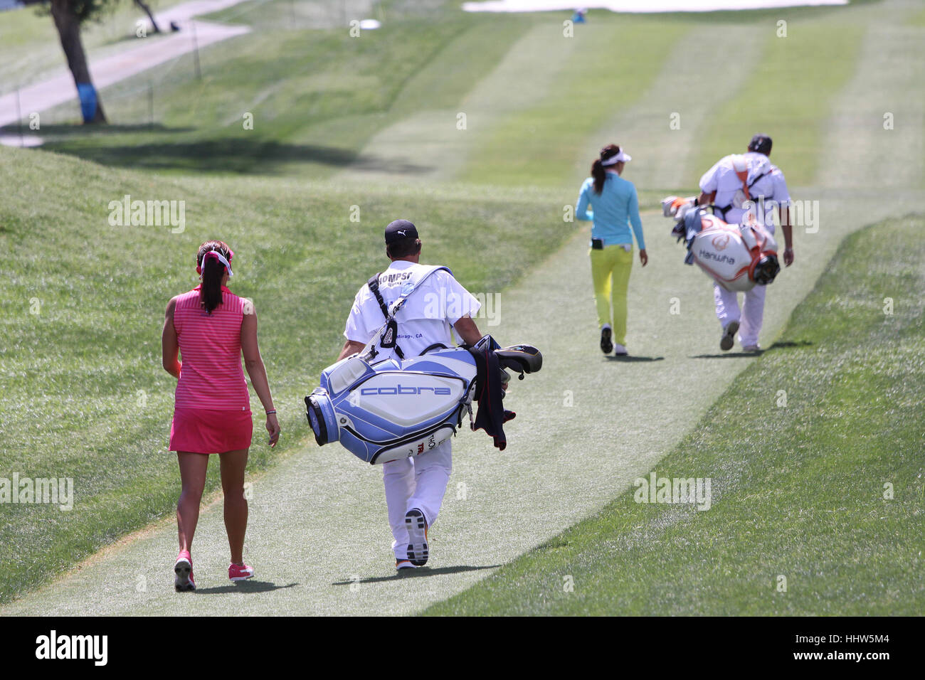 RANCHO MIRAGE, CALIFORNIA - APRIL 04, 2015 : Lexi Thompson of USA at ...