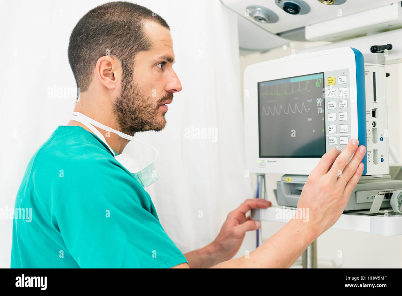 Ecg test hi-res stock photography and images - Alamy