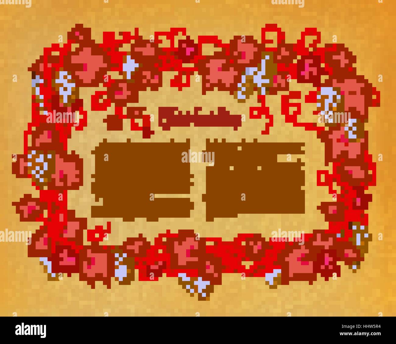 Background for your text with oldest paper and vines in vintage style ...