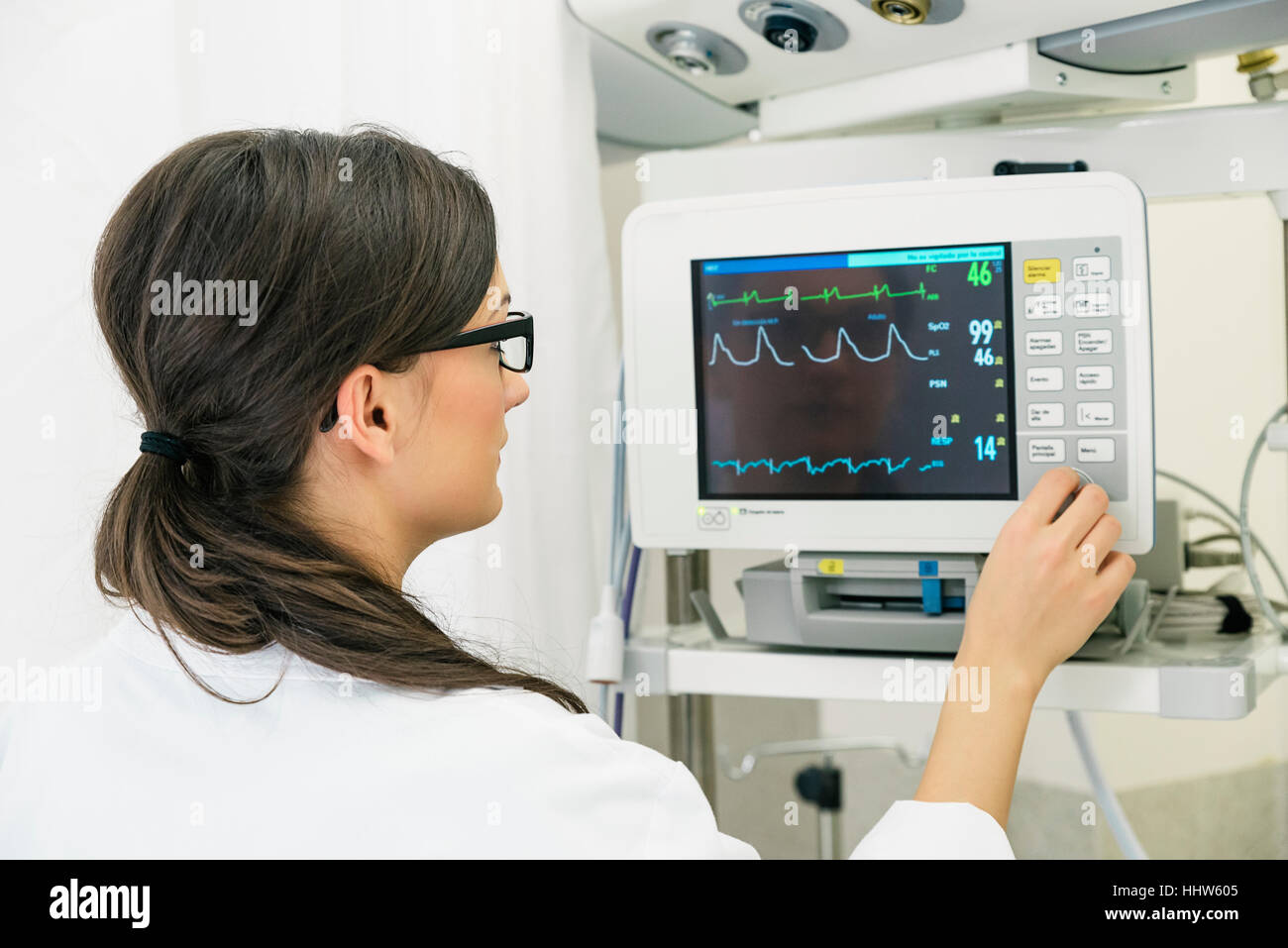 Ecg test hi-res stock photography and images - Alamy