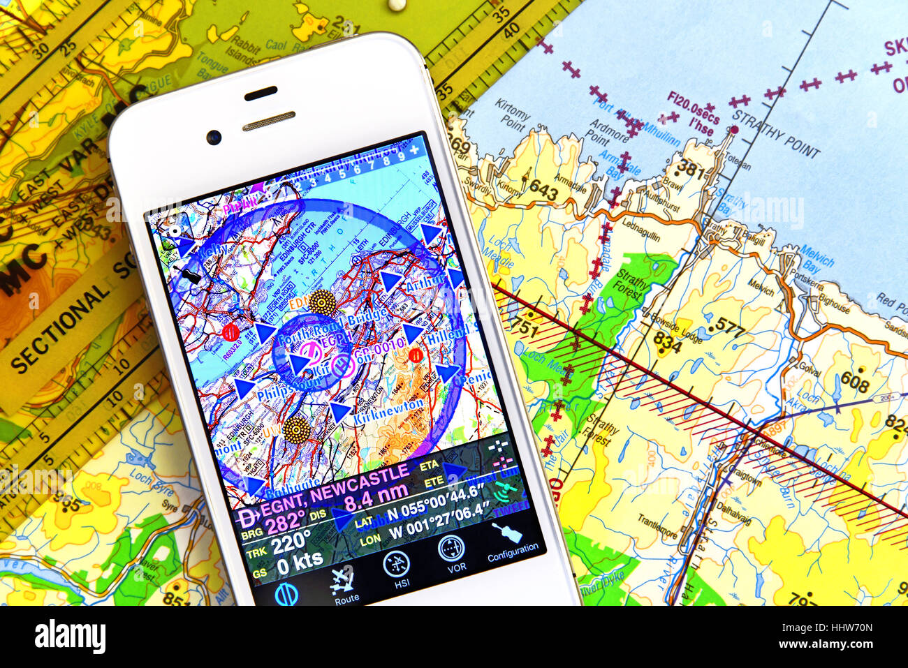 Radar navigation plot hi-res stock photography and images - Alamy