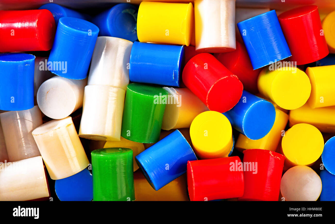 multi coloured small plastic rods Stock Photo - Alamy