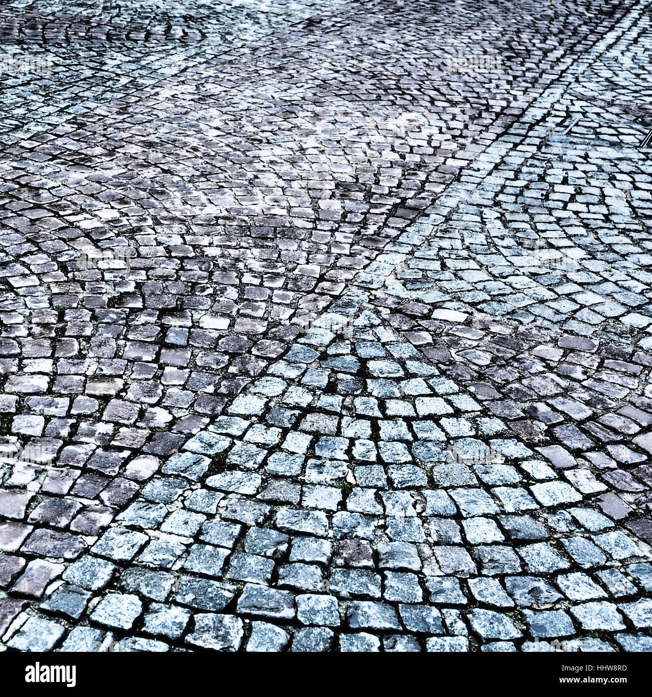 Cobblestone pavement to use as background or texture Stock Photo - Alamy