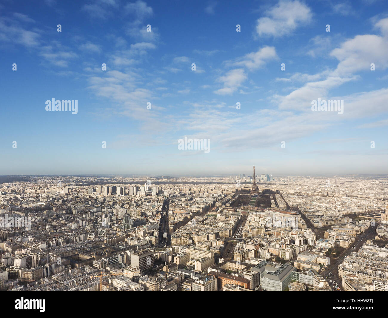 Aerial view of the city Paris, France Stock Photo - Alamy