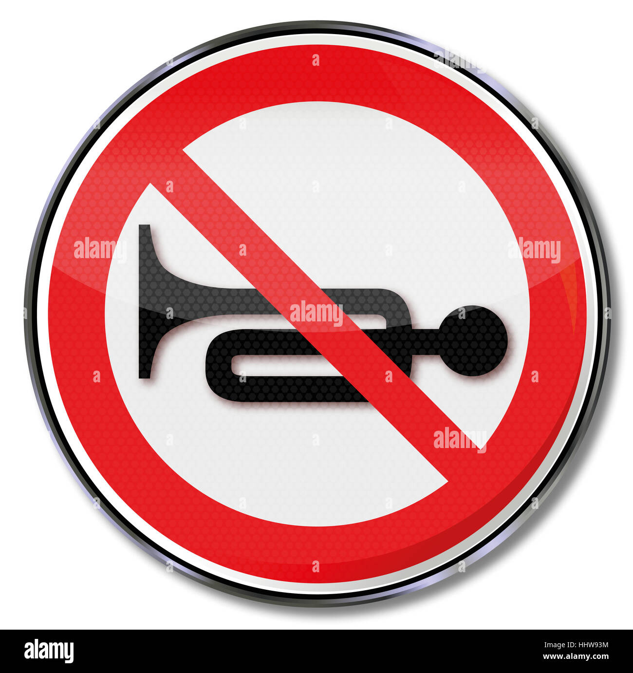 button, din, hooter, crash, shield, trumpet, sign, signal, danger ...