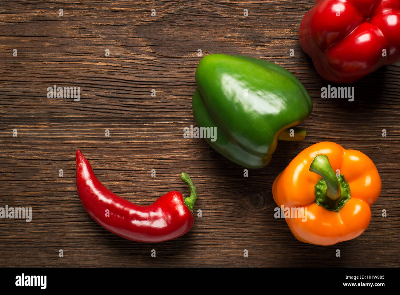 Capsicum peppers mixed hi-res stock photography and images - Alamy