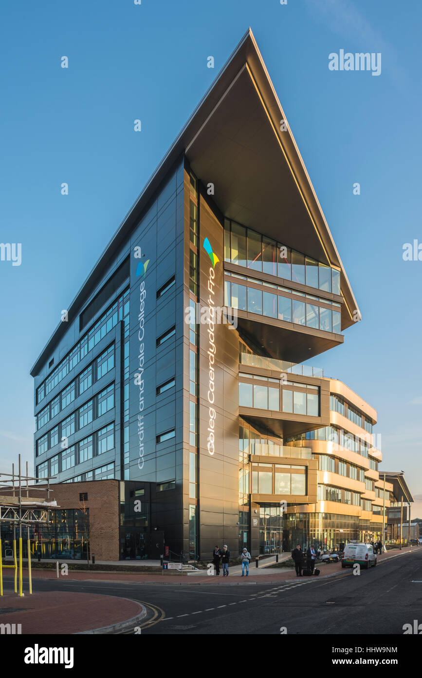 The Cardiff and Vale College Cardiff PHILLIP ROBERTS Stock Photo - Alamy