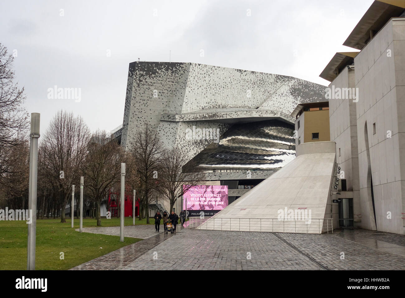 The Paris Philharmonic designed by Jean Nouvel, Parc de la Villette ...