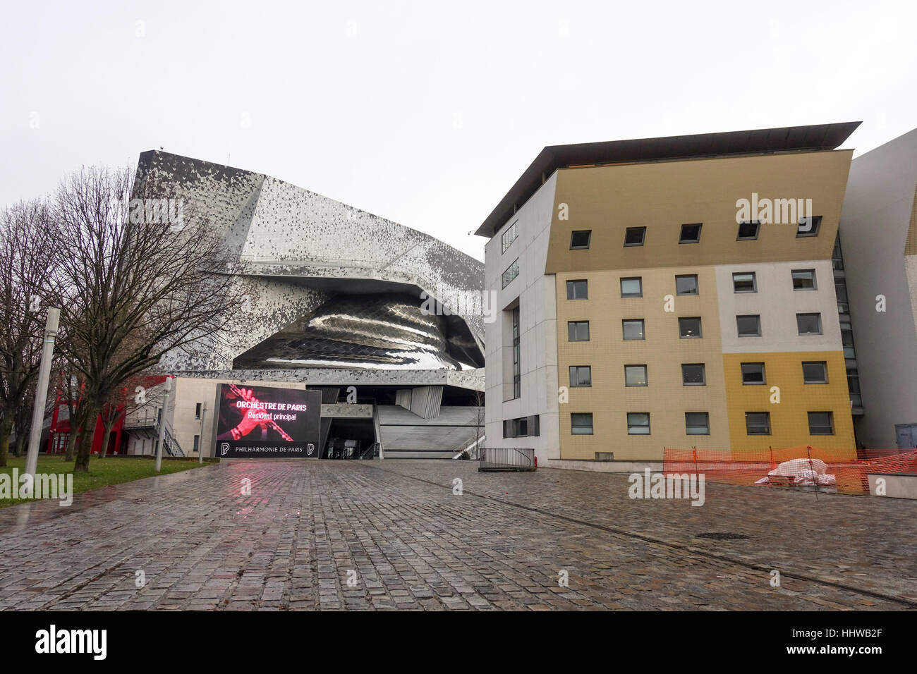 The Paris Philharmonic designed by Jean Nouvel, Parc de la Villette ...