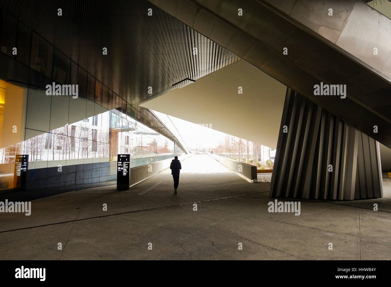 The Paris Philharmonic designed by Jean Nouvel, Parc de la Villette ...