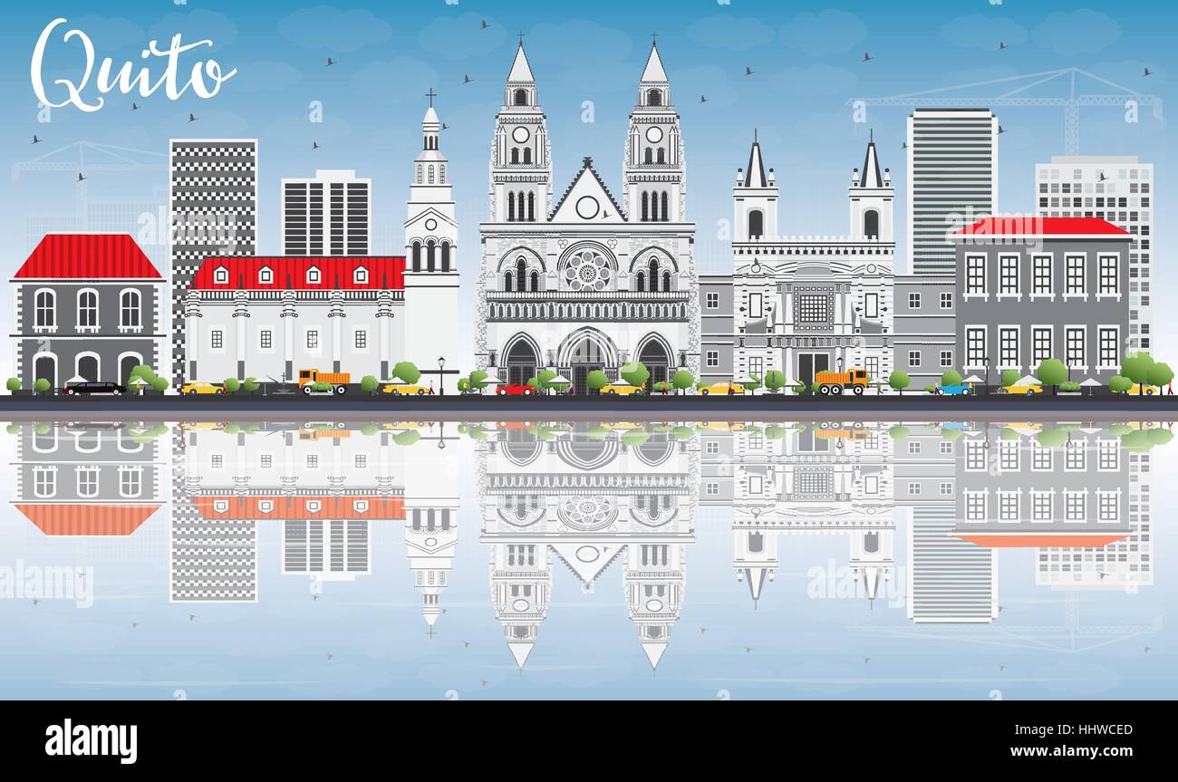 Quito vector vectors hi-res stock photography and images - Alamy