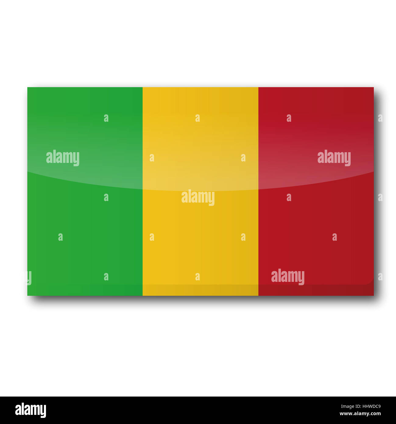 flag of mali Stock Photo - Alamy