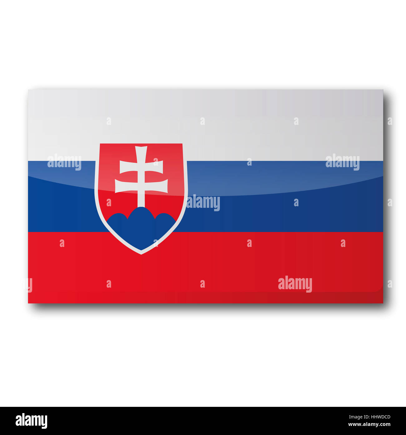 Bratislava region flag Cut Out Stock Images & Pictures - Alamy