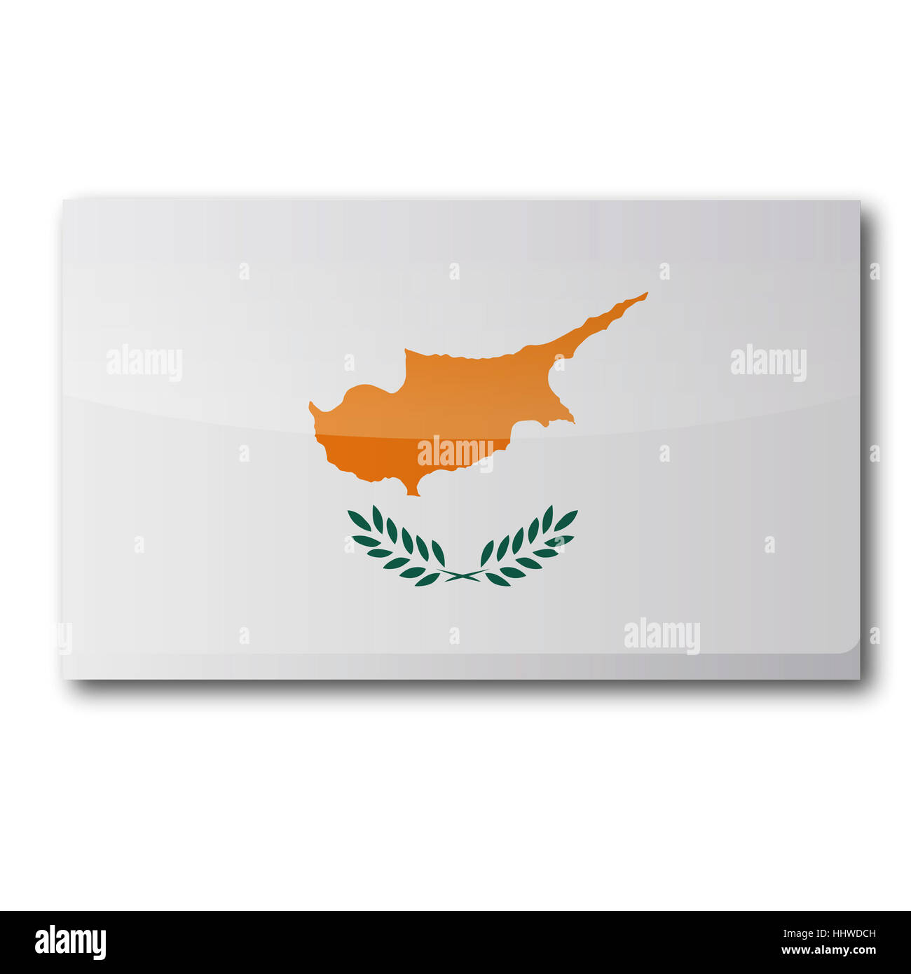 Cyprus europe map Cut Out Stock Images & Pictures - Alamy