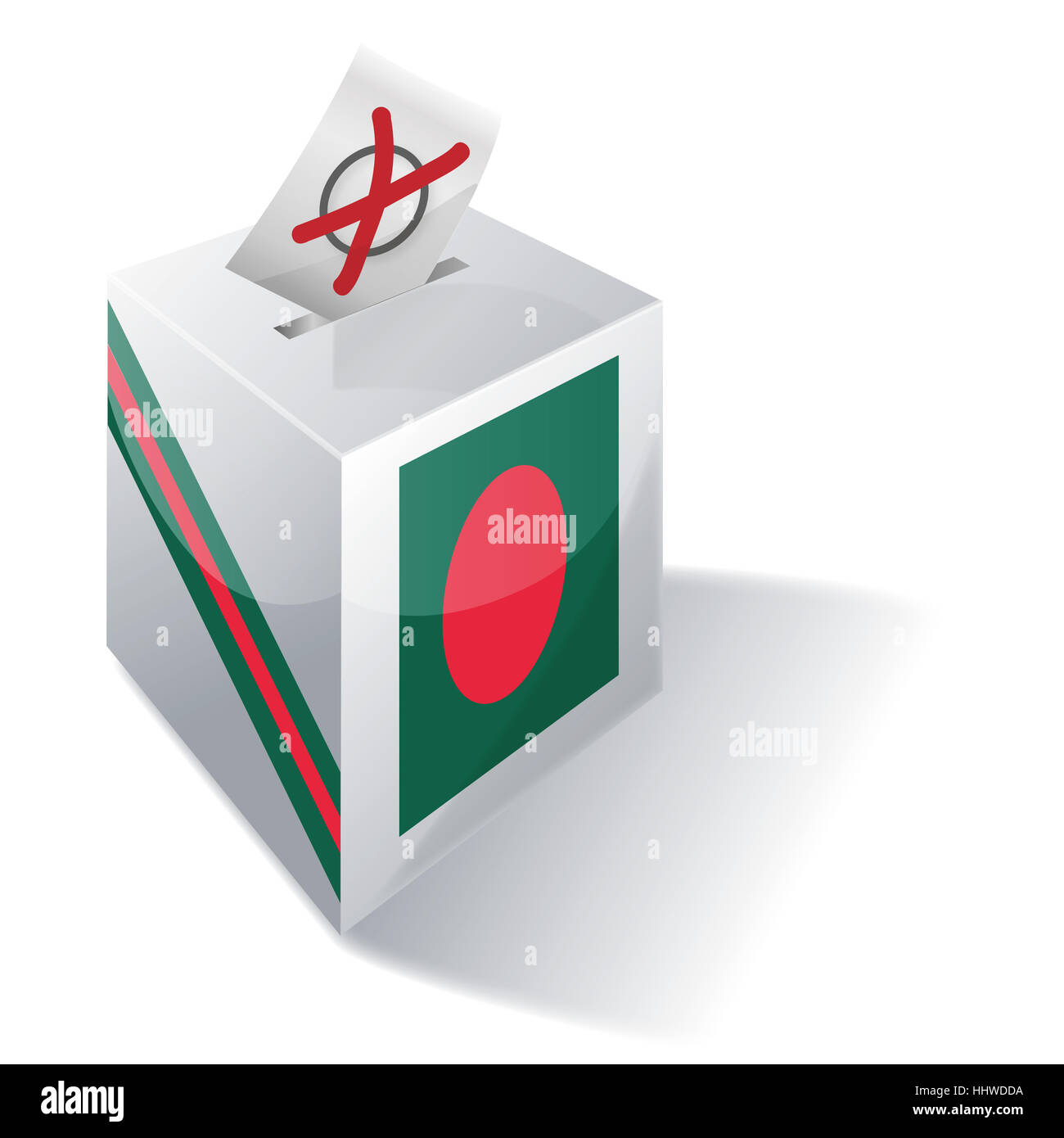 election box bangladesh Stock Photo - Alamy