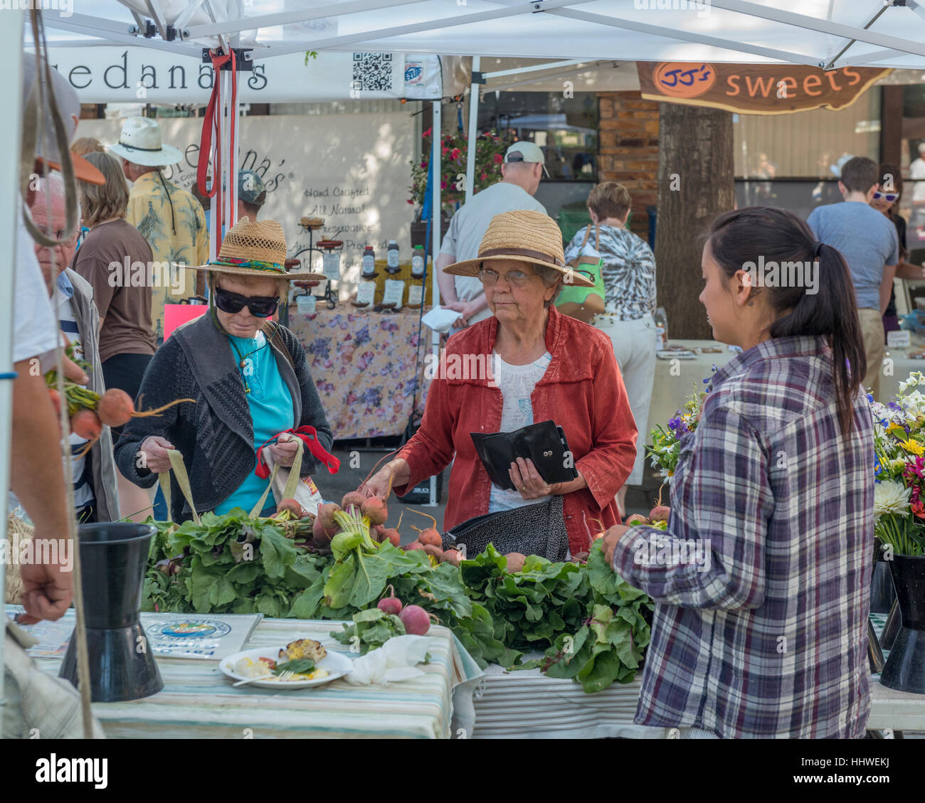 Boulder Farmers Market. Colorado. USA Stock Photo - Alamy