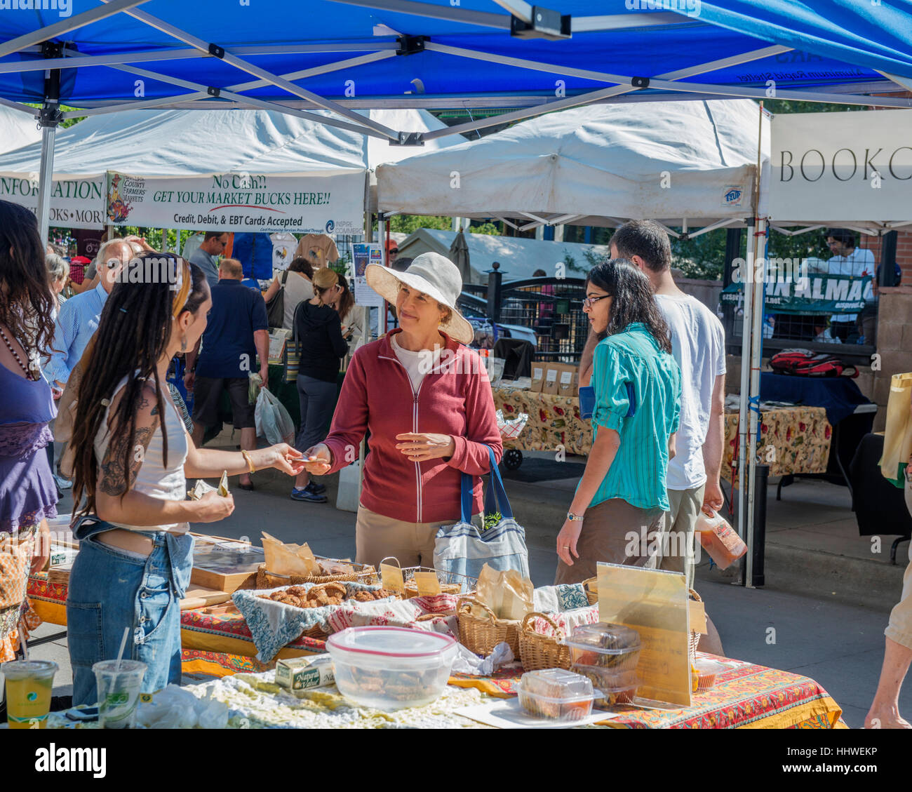 Boulder Farmers Market. Colorado. USA Stock Photo - Alamy