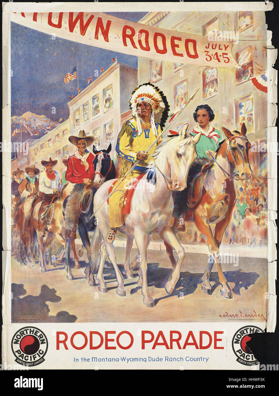 Montana rodeo 1920s hi-res stock photography and images - Alamy