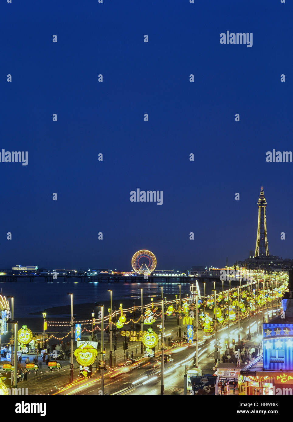 Blackpool night out hi-res stock photography and images - Alamy