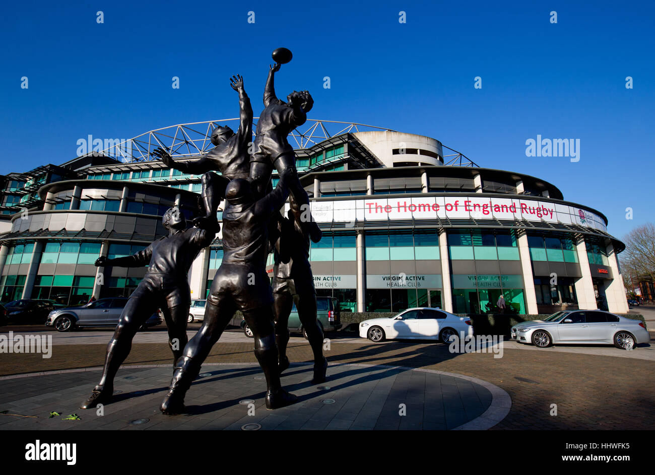 Twickenham stadium general view hi-res stock photography and images - Alamy
