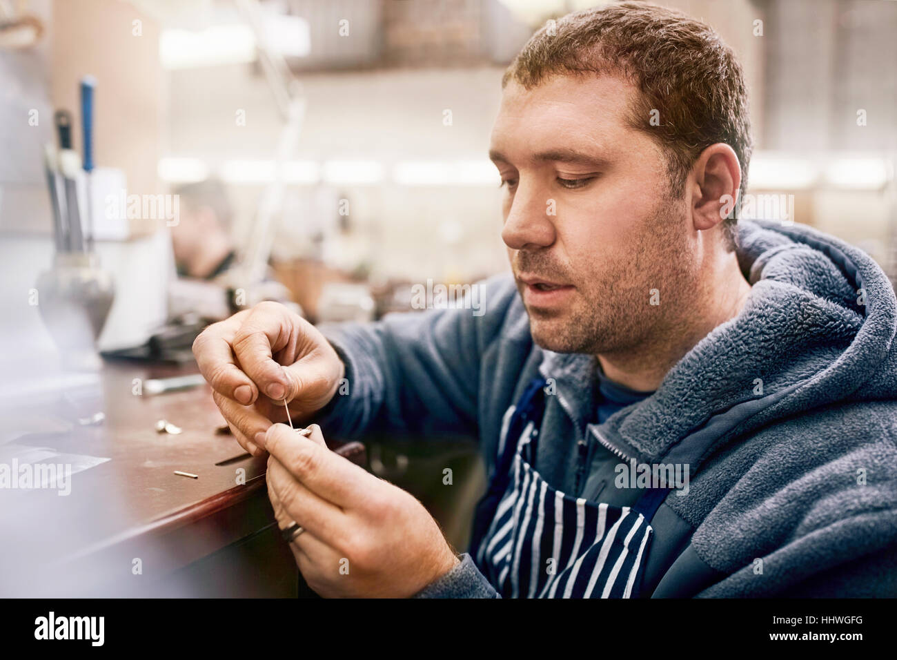 Inspecting jewelry hi-res stock photography and images - Alamy