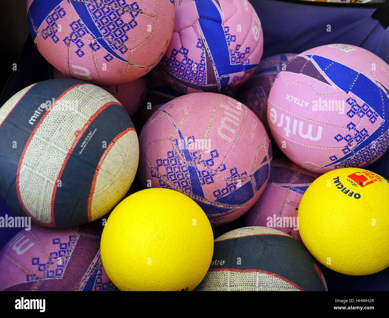 balls in a primary school Stock Photo - Alamy