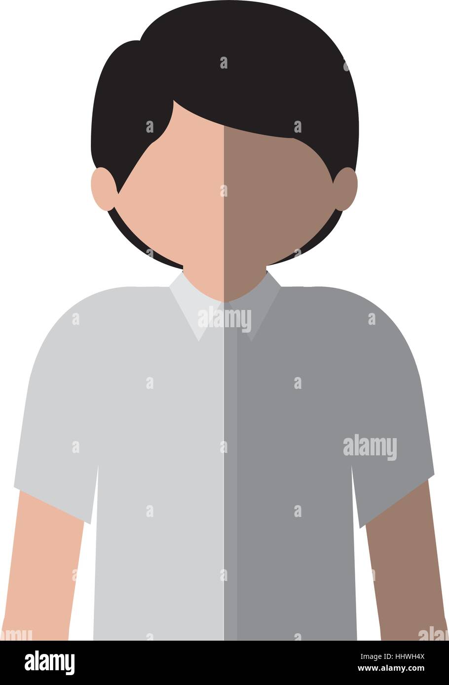 Man Without Arms Stock Vector Images - Alamy