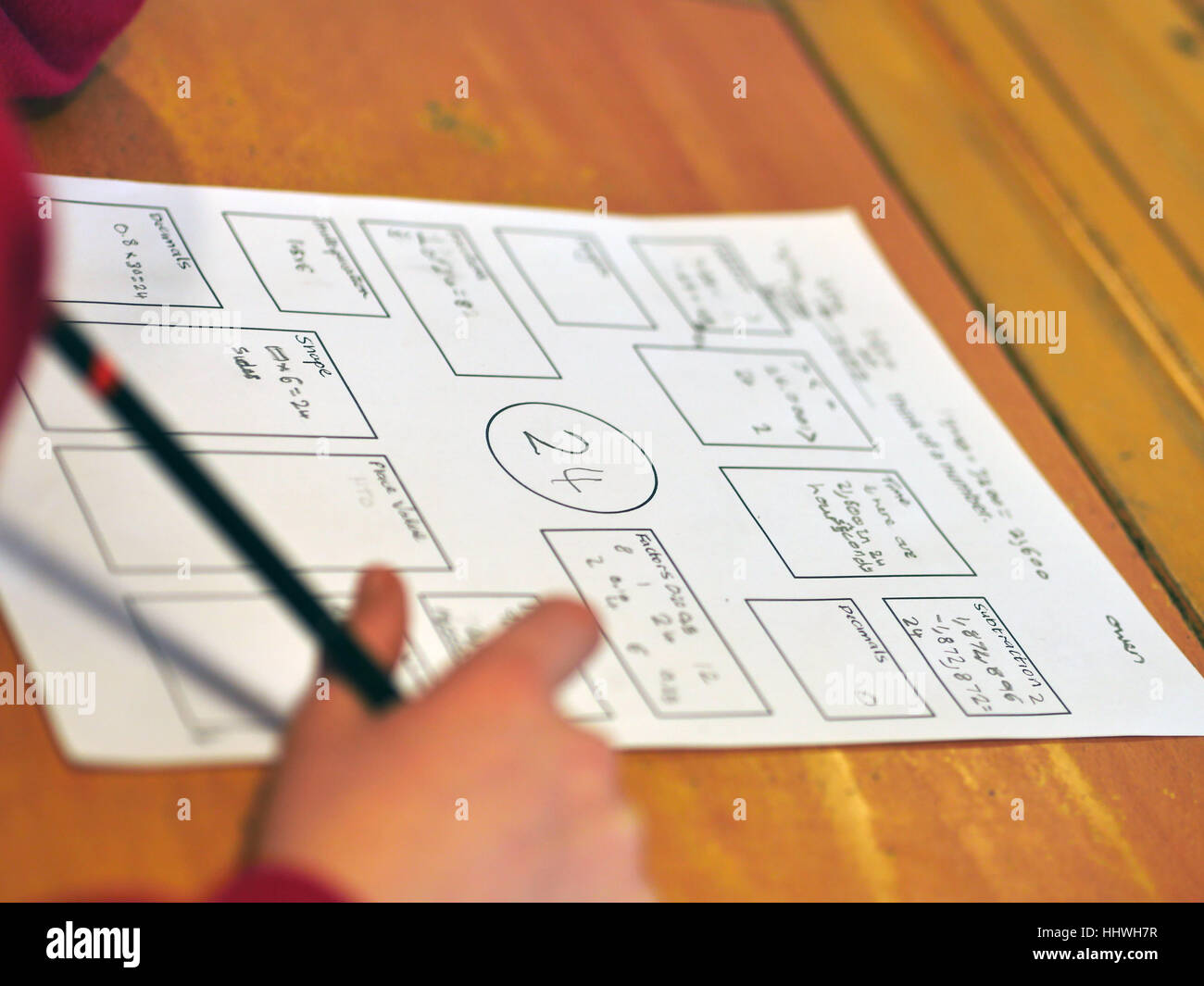Maths lesson hi-res stock photography and images - Alamy